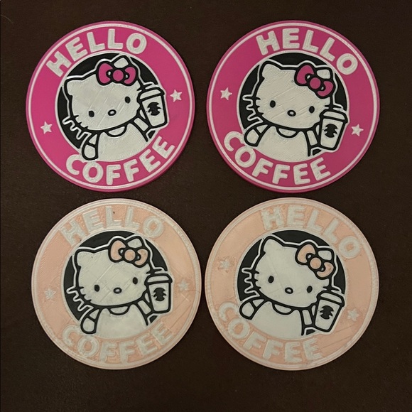 Dining | Hello Kitty Coffee Coasters Set | Poshmark
